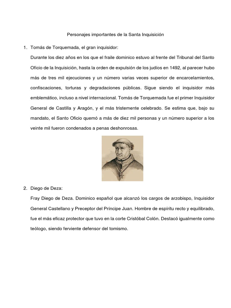 Historia | PDF | Inquisición | Inquisición española