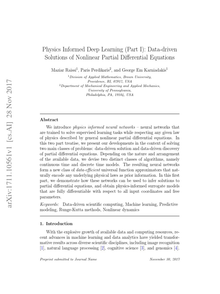 PINN | PDF | Nonlinear System | Artificial Neural Network