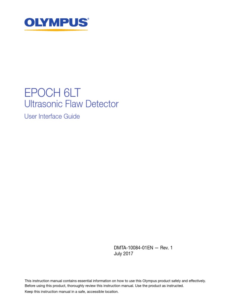 DMTA 10084 01EN EPOCH - 6LT User - Interface - Guide PDF | PDF | Menu ...