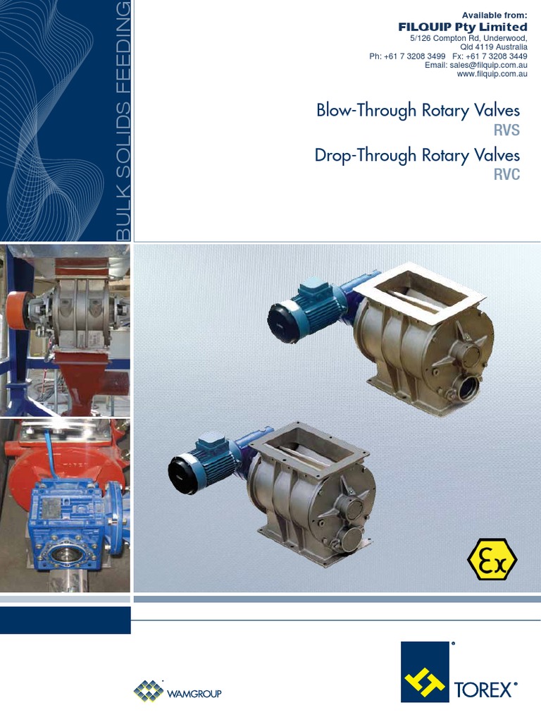 RVS RVC Rotary Valves - 0513 | PDF | Valve | Turbine