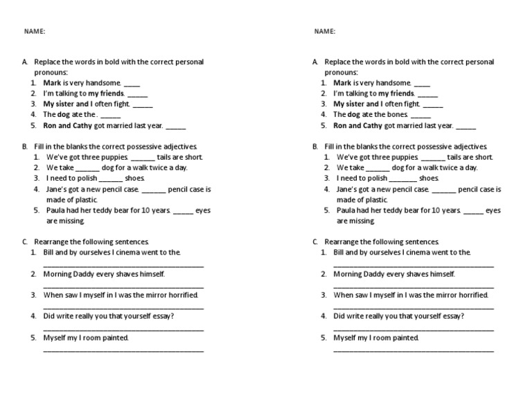 Grade 8 - Pronouns Quiz | PDF | Grammar | Semiotics