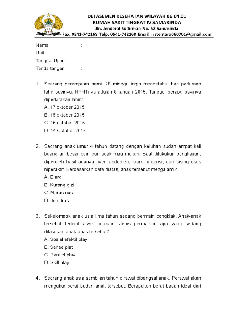 Soal Knowledge | PDF