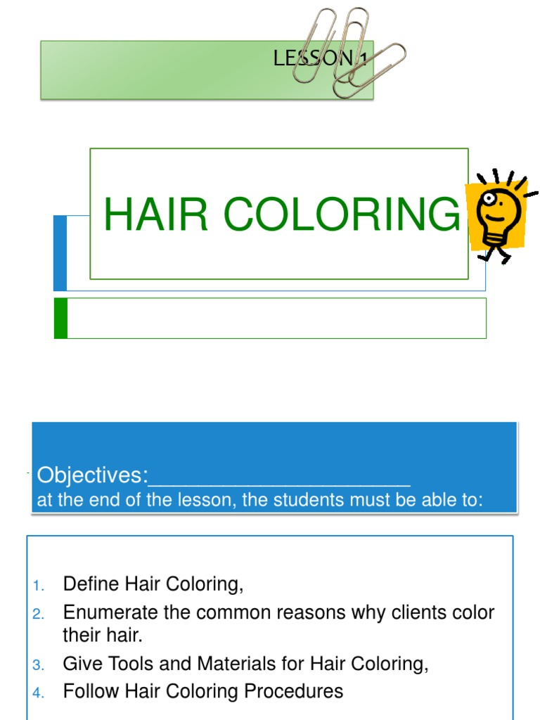 Hair Coloring | PDF | Personal Protective Equipment | Occupational ...
