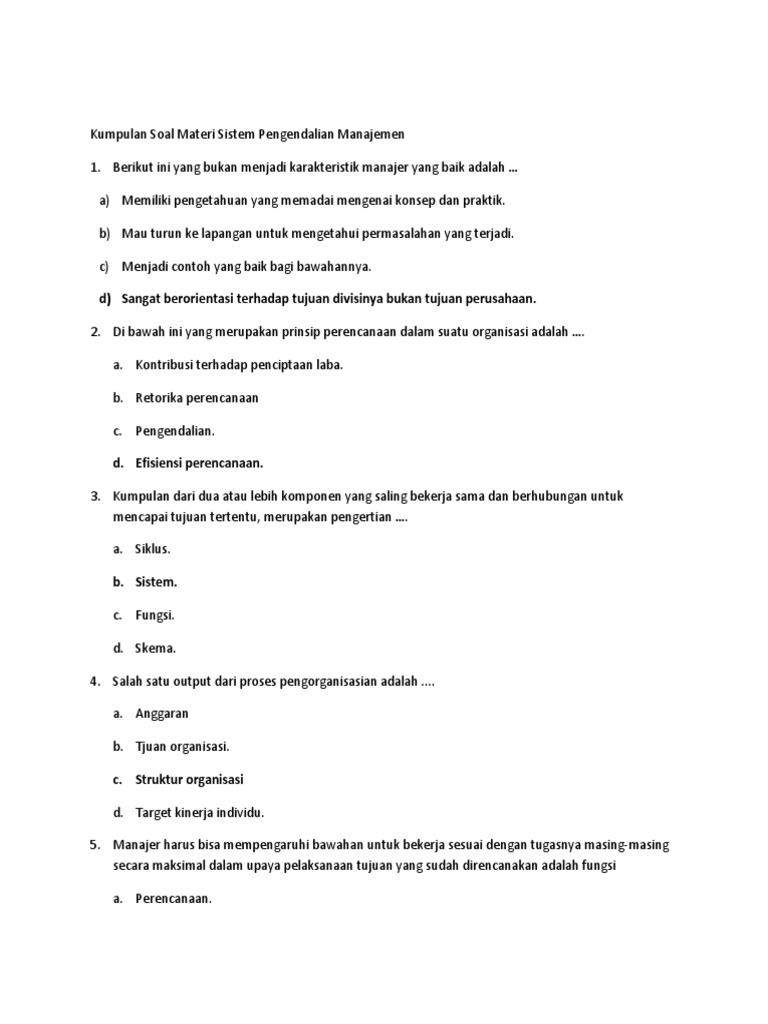 Soal SPM Pilgan | PDF | Bisnis | Pengelolaan Keuangan & Uang