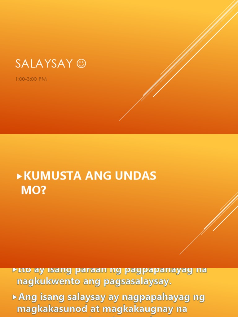 Salaysay Grade 9 Nov 10 | PDF