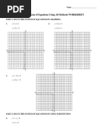 Solving Systems of Equations by Elimination | PDF | Mathematics | Algebra