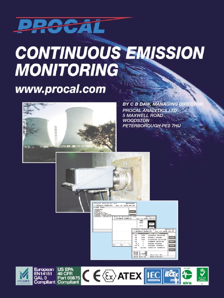 Procal CEMS | PDF | Calibration | Infrared