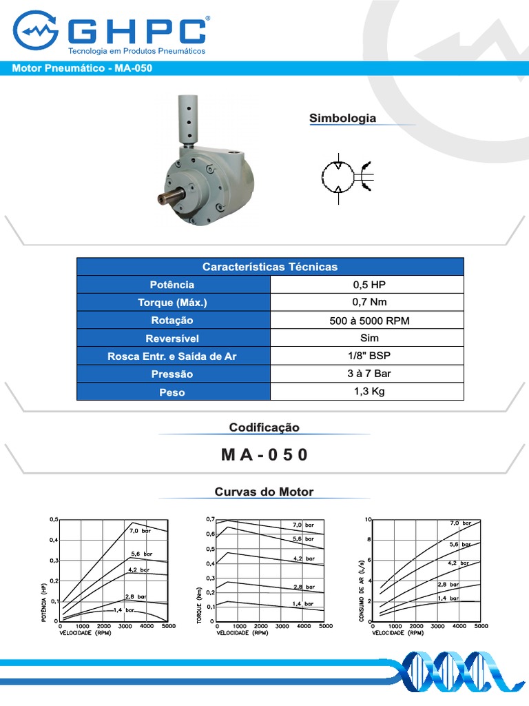 Motor Pneumatico PDF | PDF | Motores | Bens manufaturados