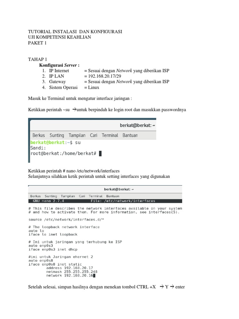 Tutorial Instalasi Dan Konfigurasi Pdf