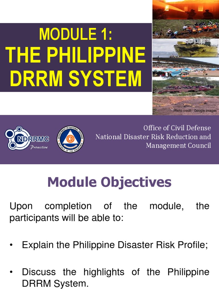 Module 1 - Philippine DRRM System | PDF | Emergency Management | Security