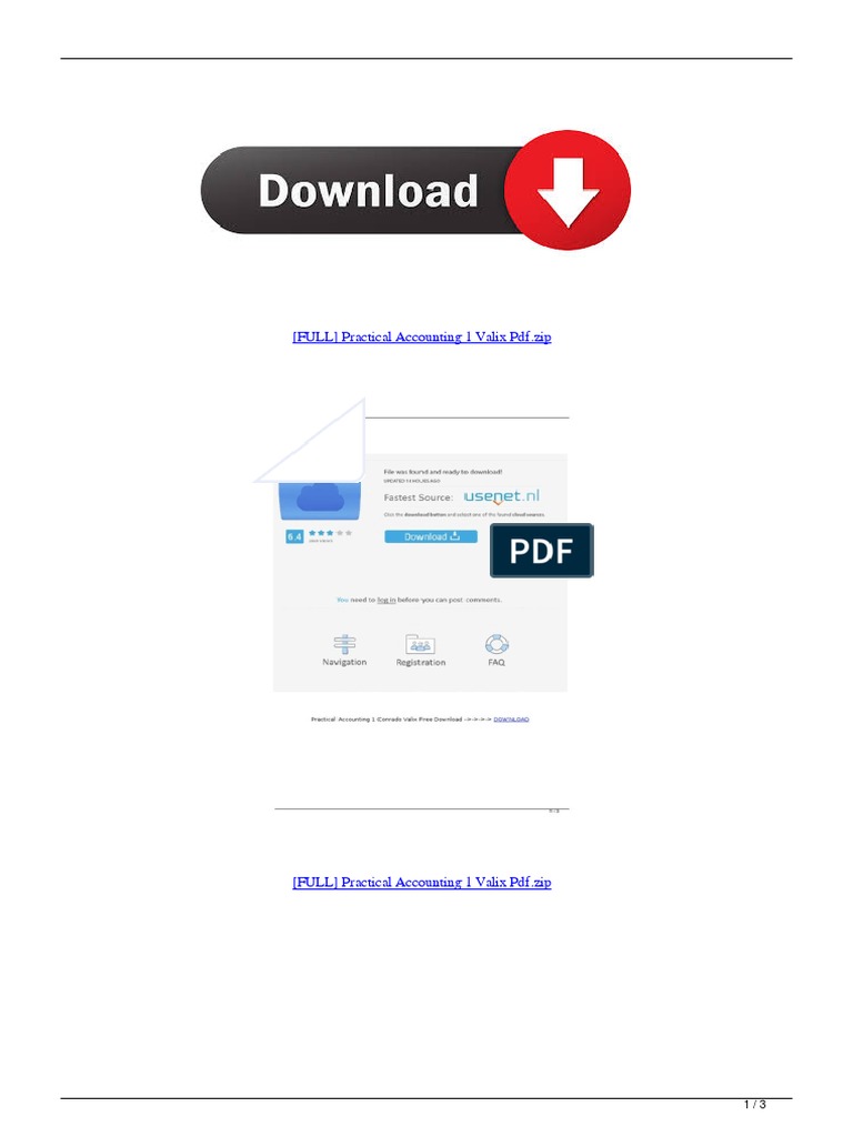 FULL Practical Accounting 1 Valix Pdfzip | PDF | Zip (File Format) | Digital Distribution