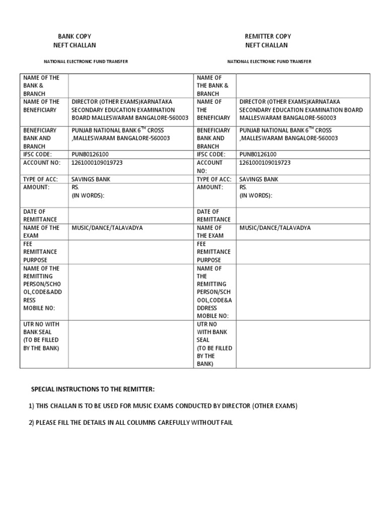 CHALLAN | PDF | Banking | Financial Services