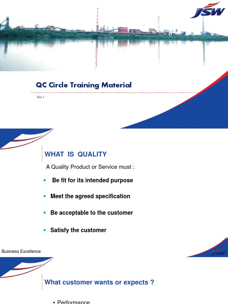 QC Circle Training Material | PDF | Brainstorming | Leadership