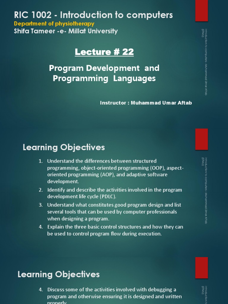 Lecture 22-W11-Programming Languages Part 2 | PDF | Computer Programming | Programming Language