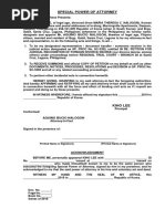 SPA For Bidding | PDF | Power Of Attorney | Notary Public