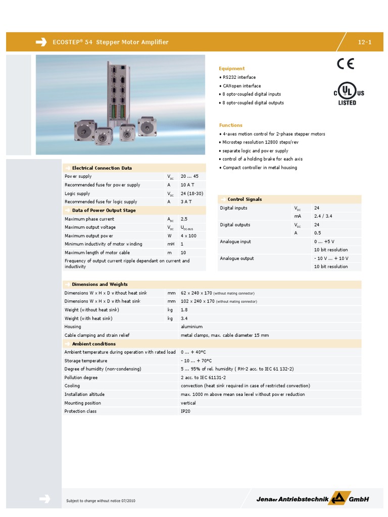 Ecostep 54 | PDF | Analogue Electronics | Power Supply