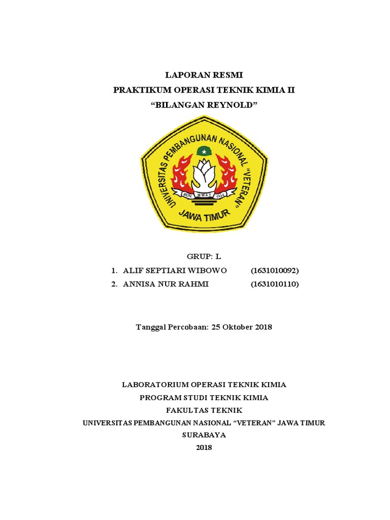 Bilangan Reynold PDF | PDF