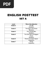 DIBELS 8th Edition Maze Benchmark | PDF