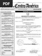 Acuerdo Gubernativo 258 2022 y Acuerdo 1522 de Junta Directiva IGSS | PDF