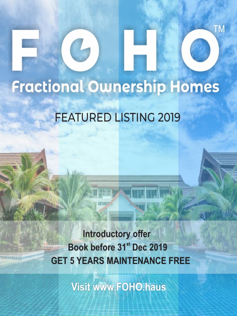 E-Brochure FOHO Properties PDF | PDF | Bedroom | Buildings And Structures
