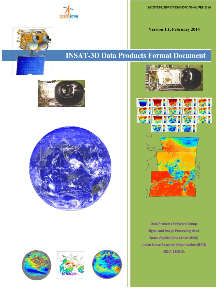 INSAT3D Products | PDF | Image Resolution | Infrared