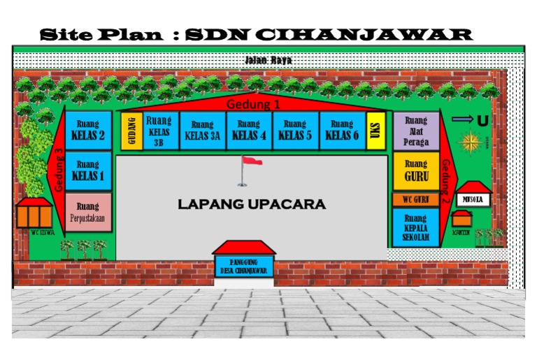 Contoh Site Plan Sekolah | PDF