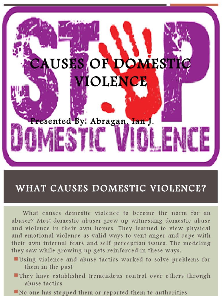 Understanding the Root Causes of Domestic Violence | PDF | Domestic ...