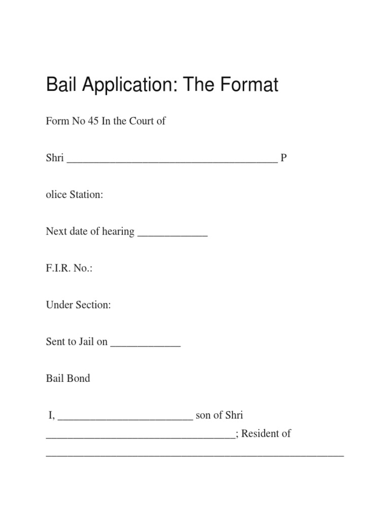 A Guide to Applying for Regular and Anticipatory Bail in India | PDF ...