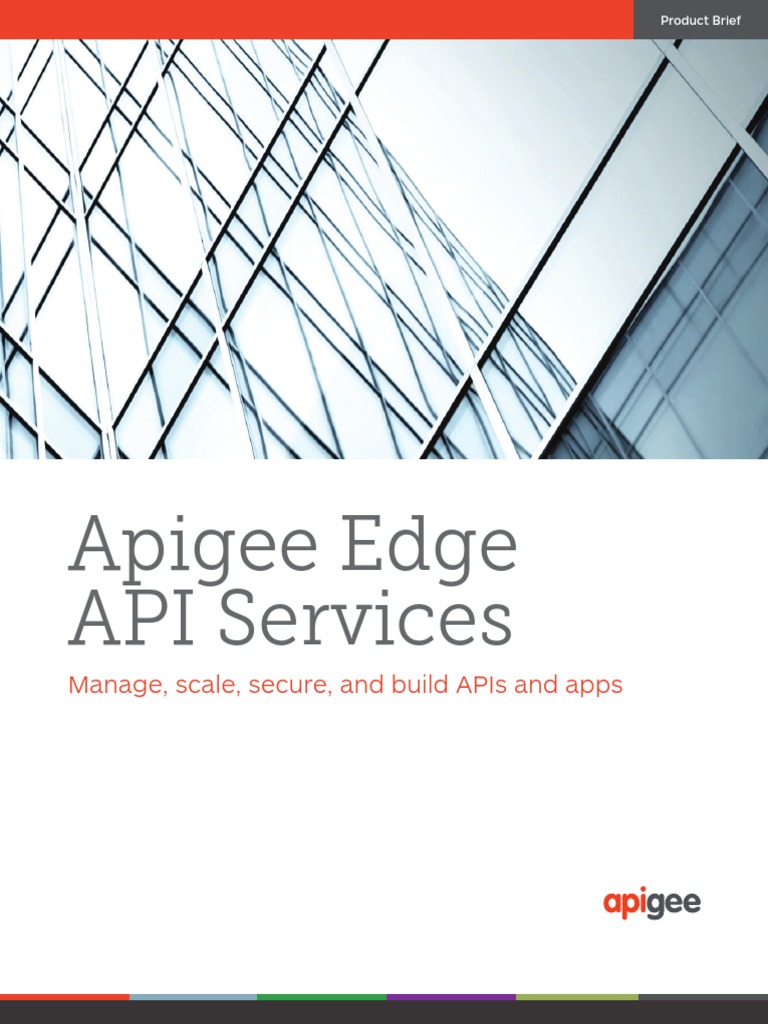 Apigee Edge API Services Brief 0 | PDF | Application Programming Interface | Mobile App