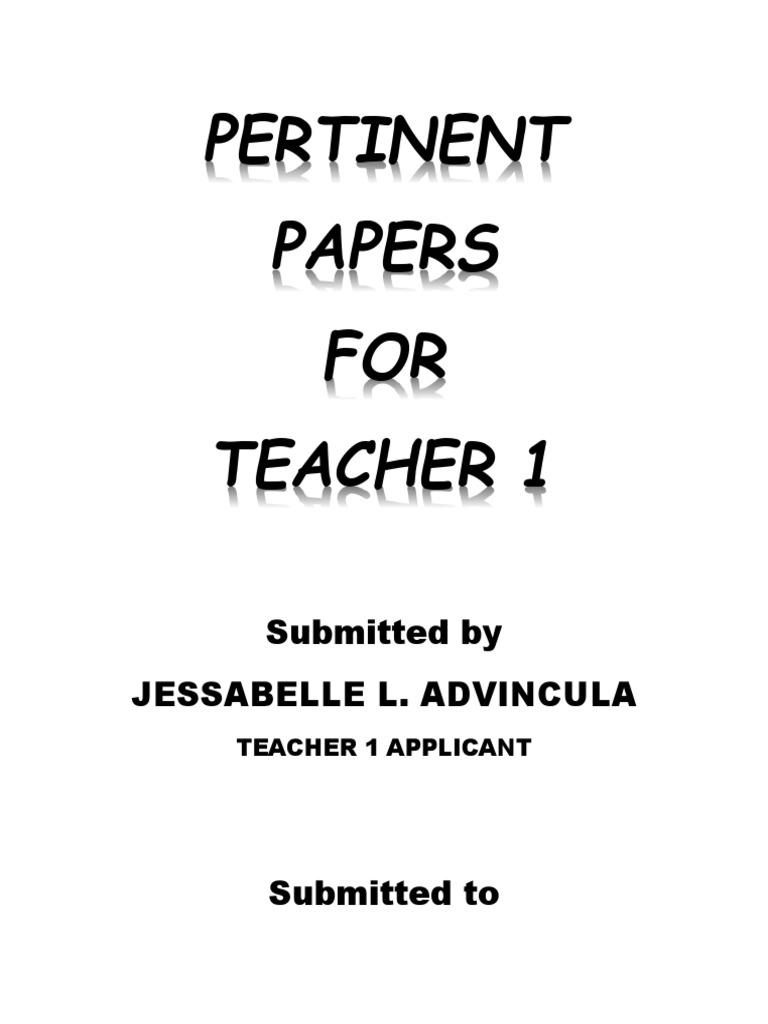 PERTINENT Papers | PDF