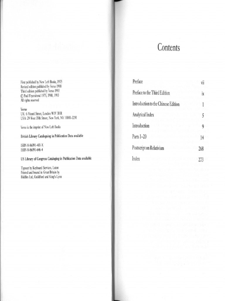 FEYERABEND, Paul - Against Method | PDF