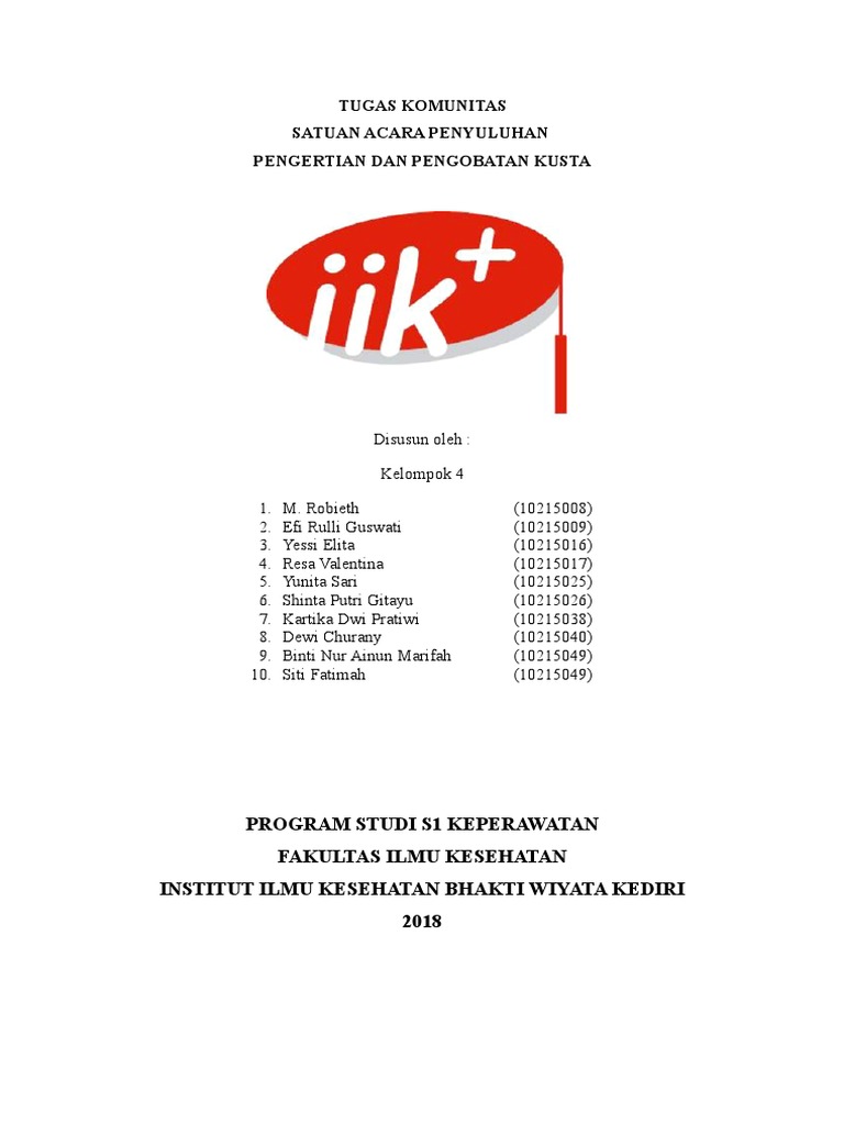 Sap Kusta | PDF | Karier & Perkembangan