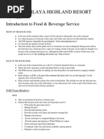 Room Service Training Manual | PDF | Hospitality Industry | Food And Drink