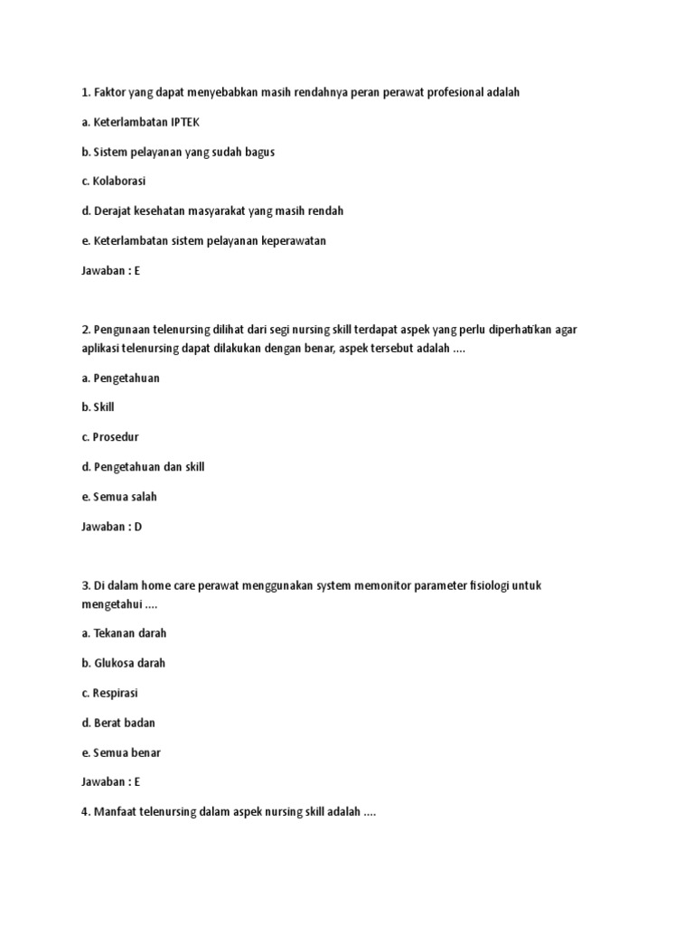 Sik Soal Tele | PDF