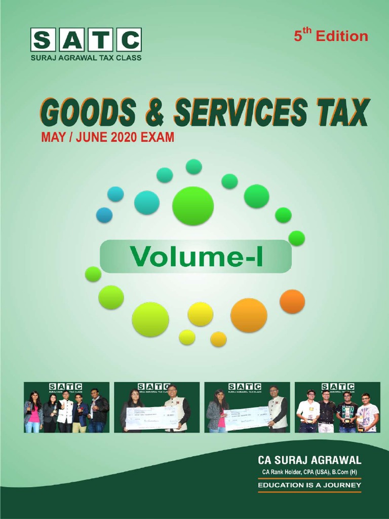 GST Vol 1 - 2020 Exam (5th Edition) PDF | PDF | Accountant | Service ...