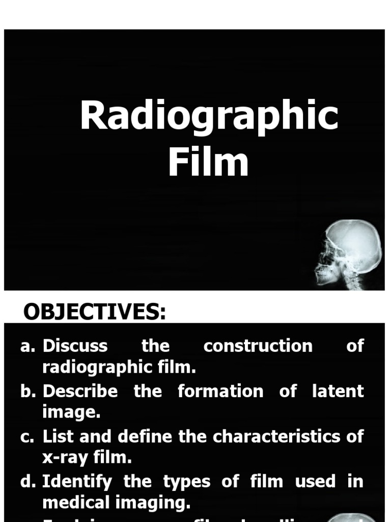 Lec 3. Radiographic Film | PDF | X Ray | Radiography