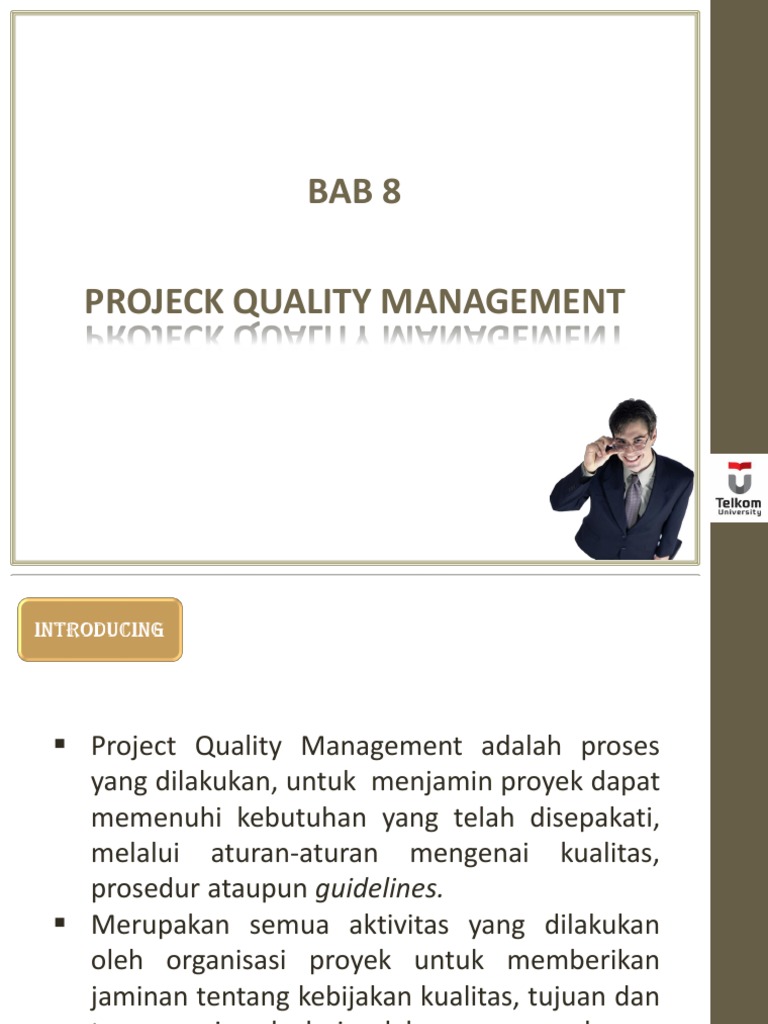 Pertemuan 8 Project Quality Management | PDF