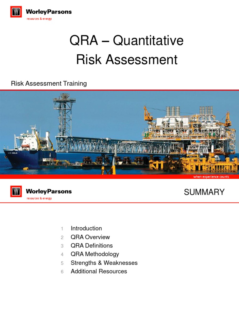 Module 09 QRA Training Presentation | PDF | Risk Assessment | Risk ...