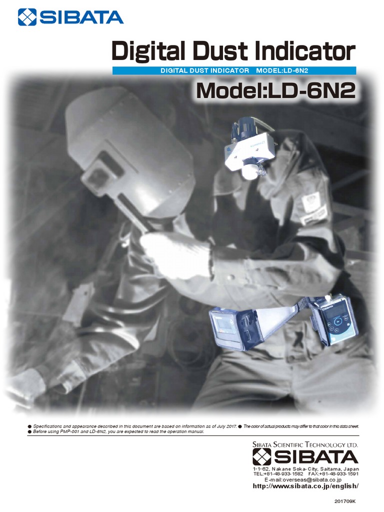 080170-22 Digtal Dust Indicator LD-6N2 | PDF | Power Supply | Pump