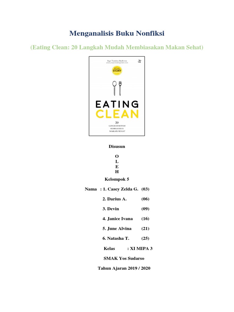 Analisis Buku "Eating Clean" | PDF