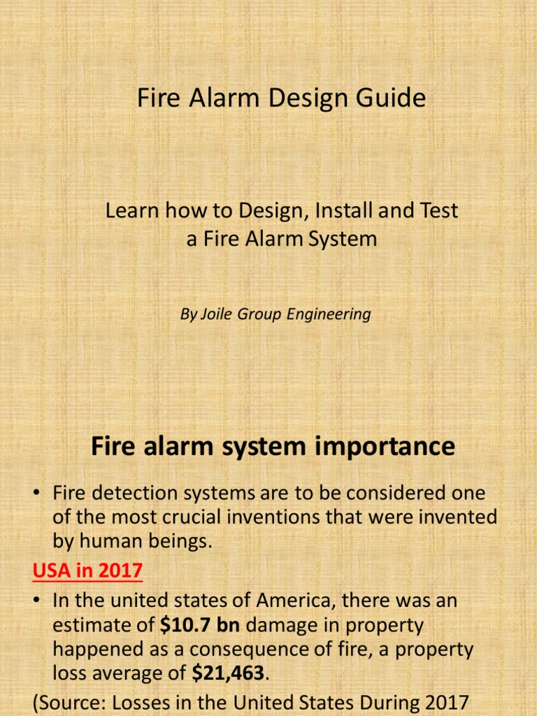 Fire Alarm System Desgin | PDF | Fires | System