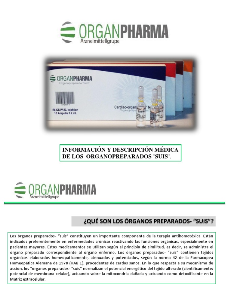 PORTAFOLIO ORGAN PHARMA Suis | PDF | Citocina | Célula T
