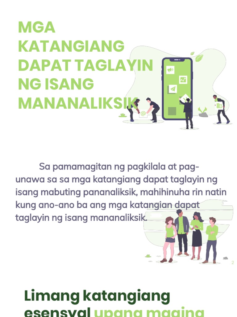 Katangian NG Mananaliksik | PDF