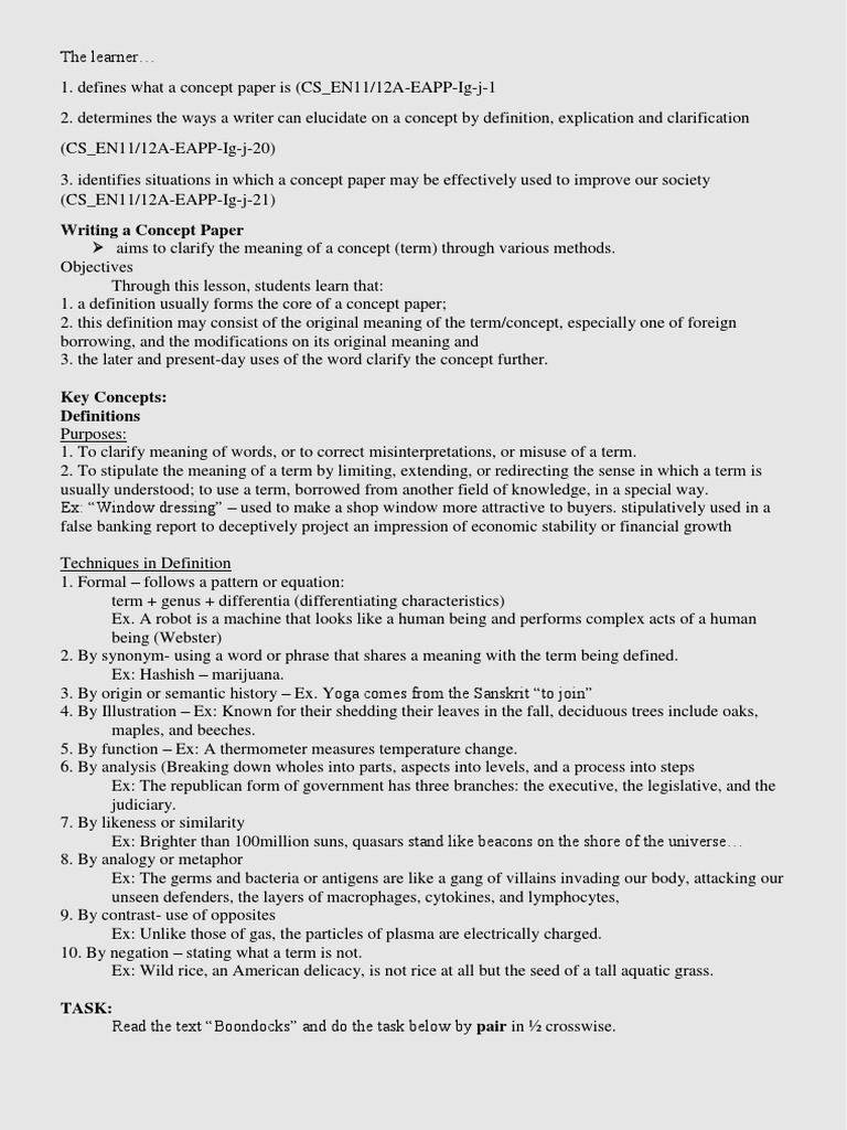 Understanding the Concept of Boondocks | PDF | Semantics | Definition