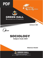 O-Level Sociology O Level Notes PDF | PDF | Sampling (Statistics ...