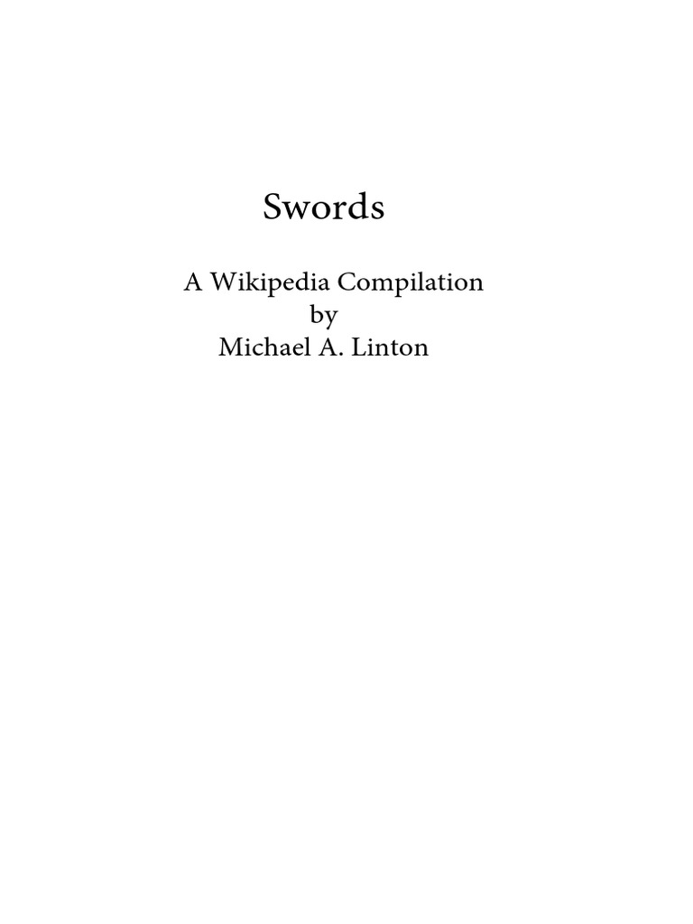 Swords | PDF | Sword | Blade Weapons