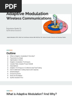 Adaptive Modulation and Coding | PDF | Modulation | Data Transmission