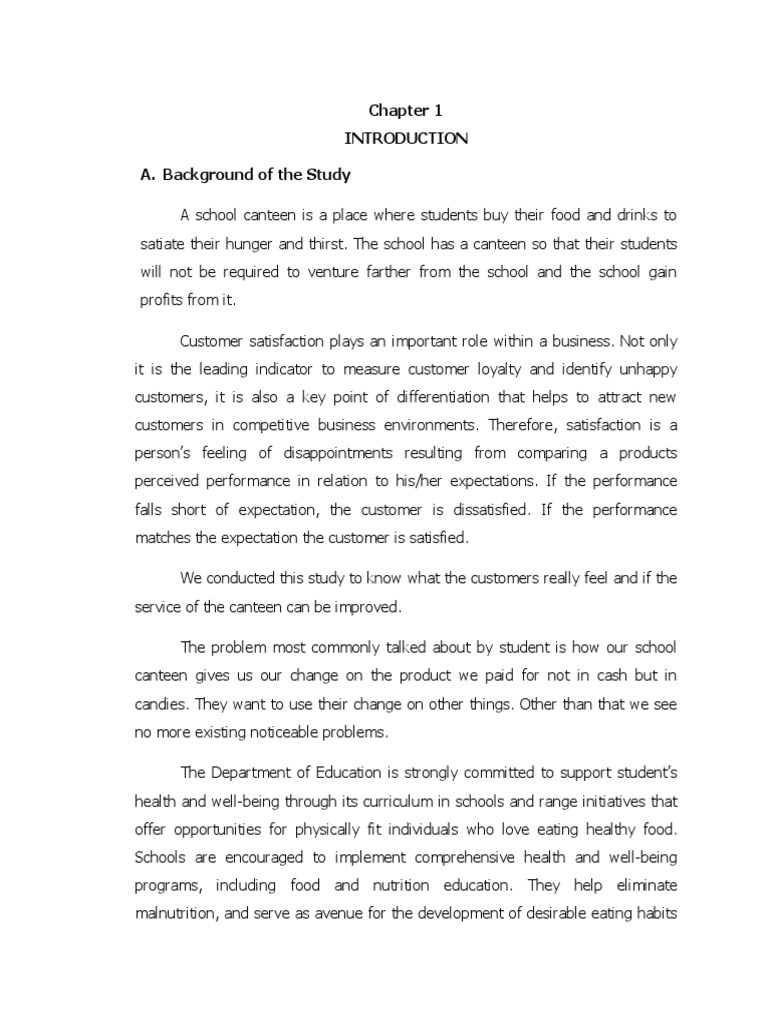 Quantitative Research About School Canteen | PDF | Survey Methodology ...