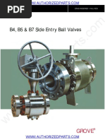 Grove B4B B4C B5 IOM Manual | PDF | Valve | Mechanical Engineering