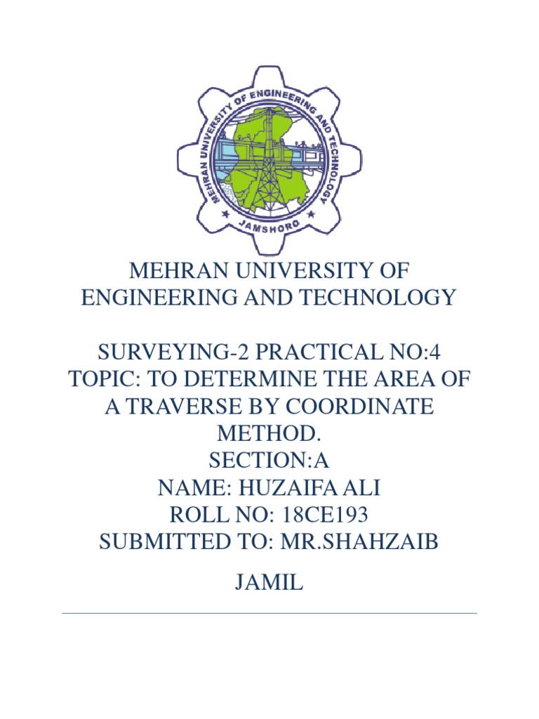 Surveying 2 Practical 4 | PDF | Surveying | Latitude